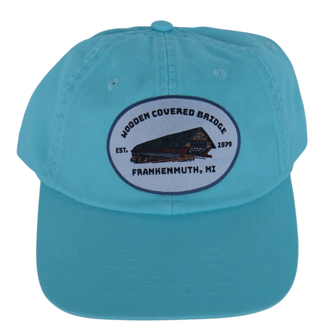 Covered Bridge Cap - Light Blue – The Covered Bridge and Leather Shop