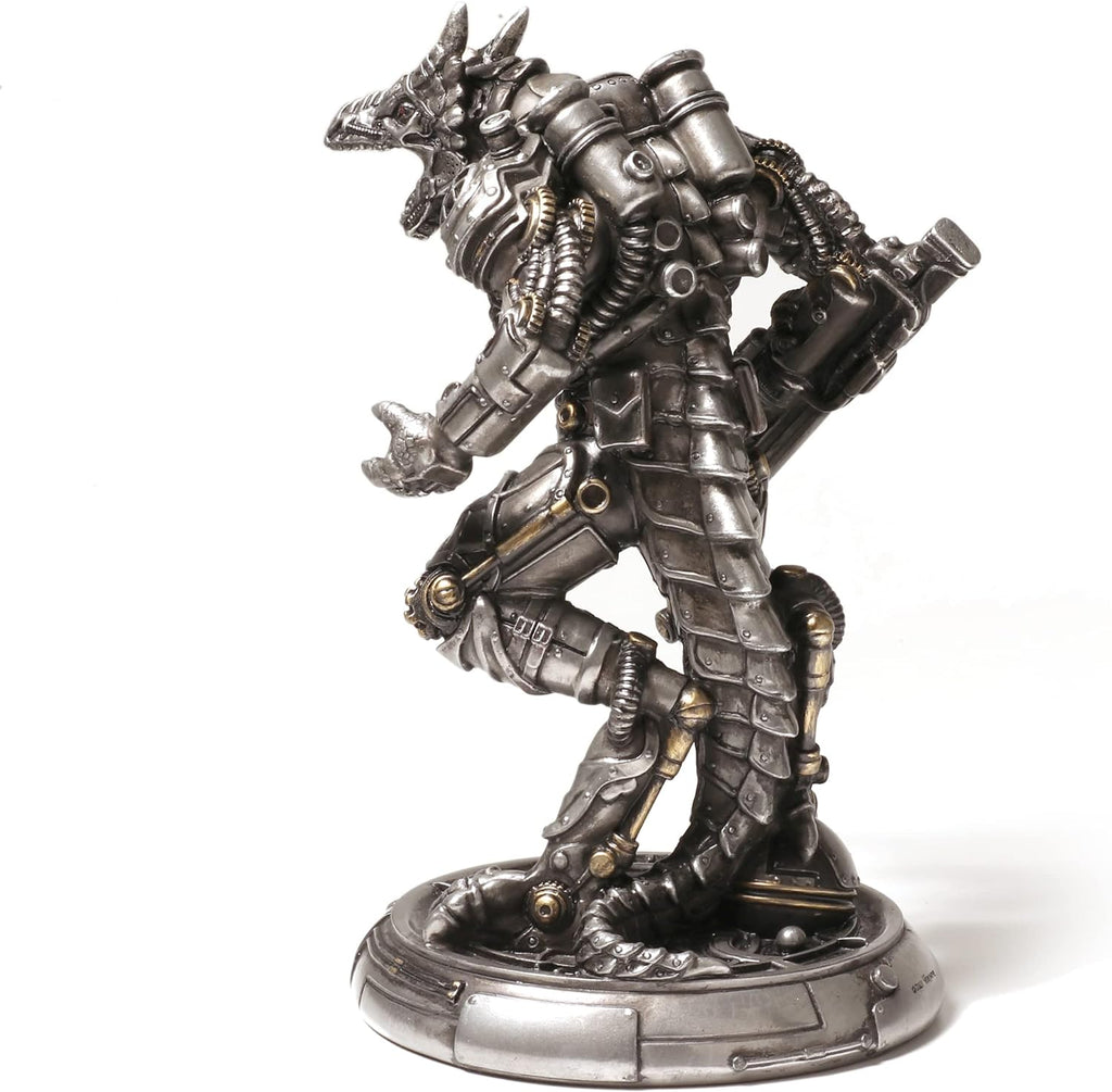 Steampunk Mechanoid Dragon Warrior – The Covered Bridge and Leather Shop