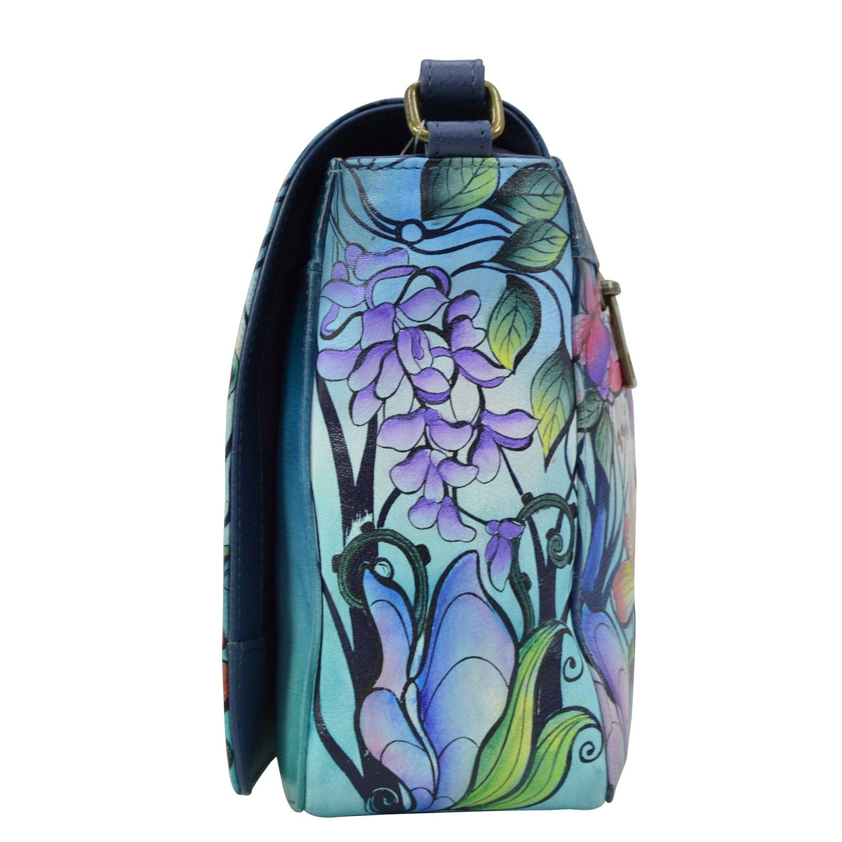 Anuschka Enchanted Garden Flap Crossbody – The Covered Bridge and ...
